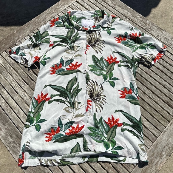 Denim & Flower | Shirts | Denim Flower Hawaiian Shirt | Poshmark